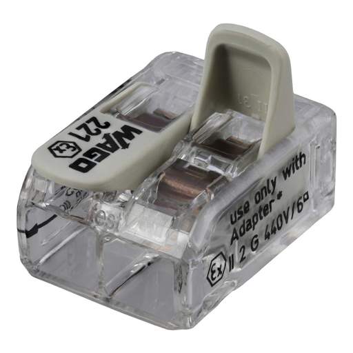 Wago 30A Compact 2 Way Ex Connector 6mm Terminal Block (Pack of 50 ...