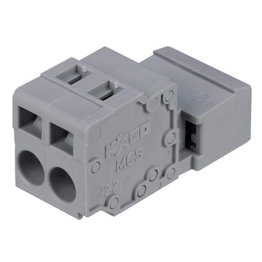 Wago Male Connector 2 Way Pin Spacing Grey (Sold in 1's) (231-602) | CEF