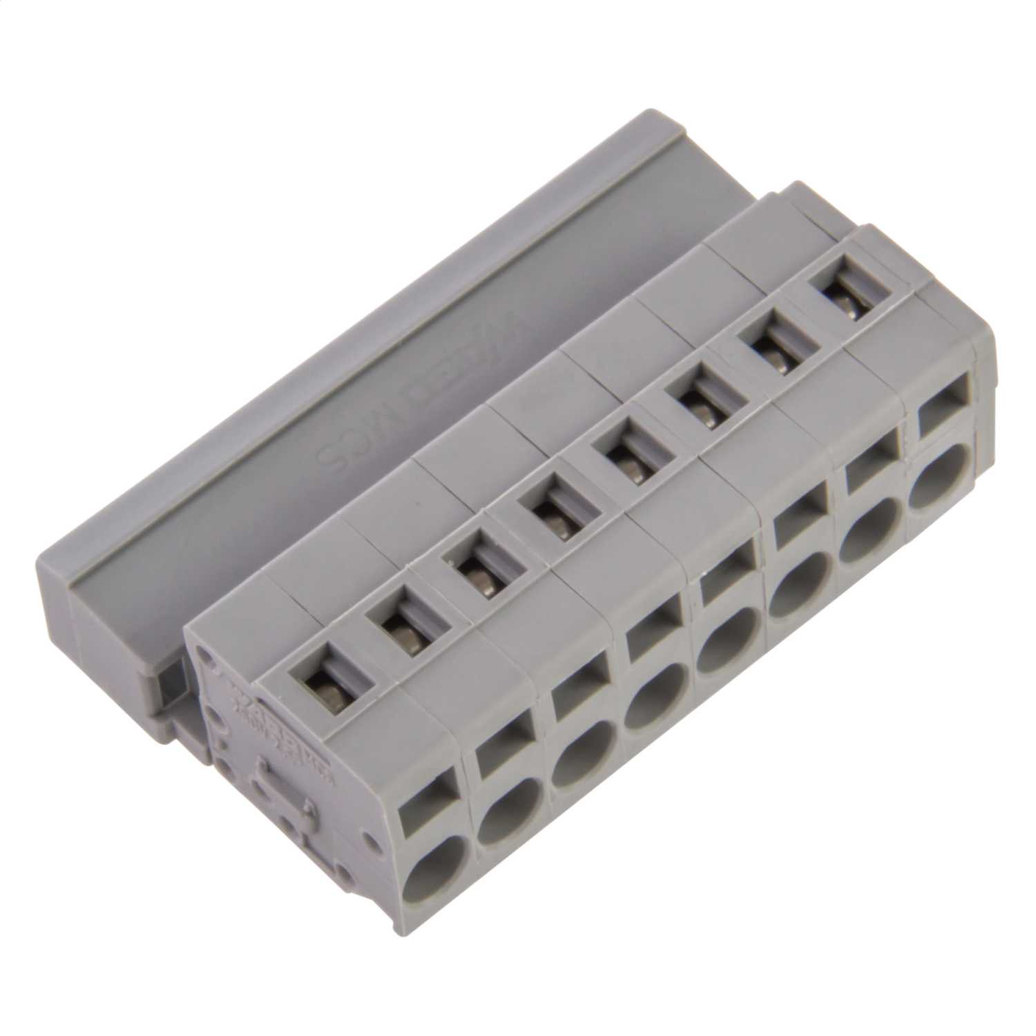 Wago Male Connector 8 Way Pin Spacing Grey (Sold in 1's) (231-608) | CEF