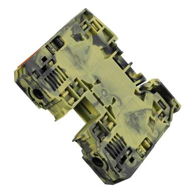 Wago 35mm Conductor Through Terminal Block Grey/Yellow (285-131) | CEF