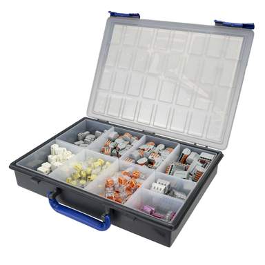 Wago Professional Installation Box with 240 Assorted Connectors and ...