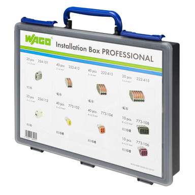Wago Professional Installation Box with 240 Assorted Connectors and ...