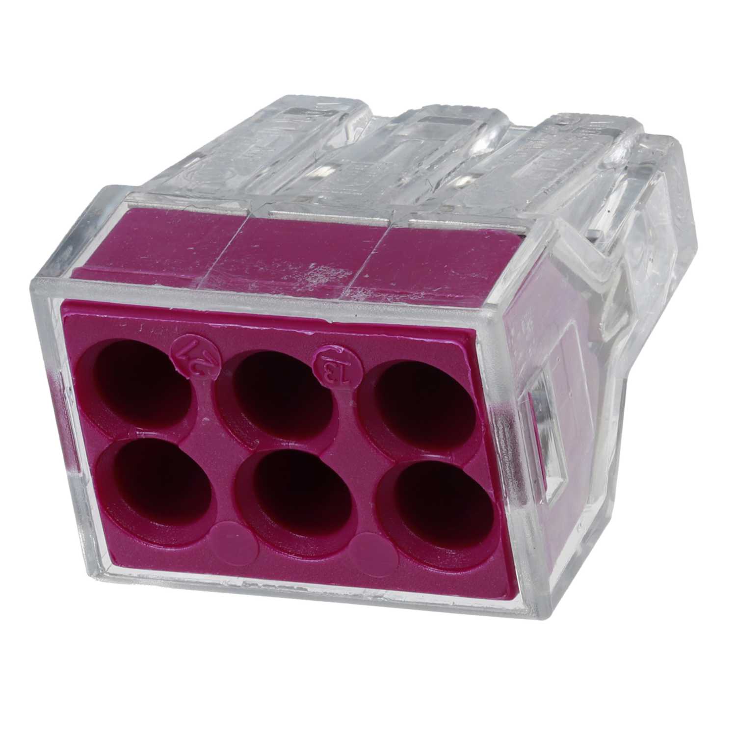 Wago 6 Way 2.5mm Push Wire Connector (Pack of 10) (773-106/995-010) | CEF