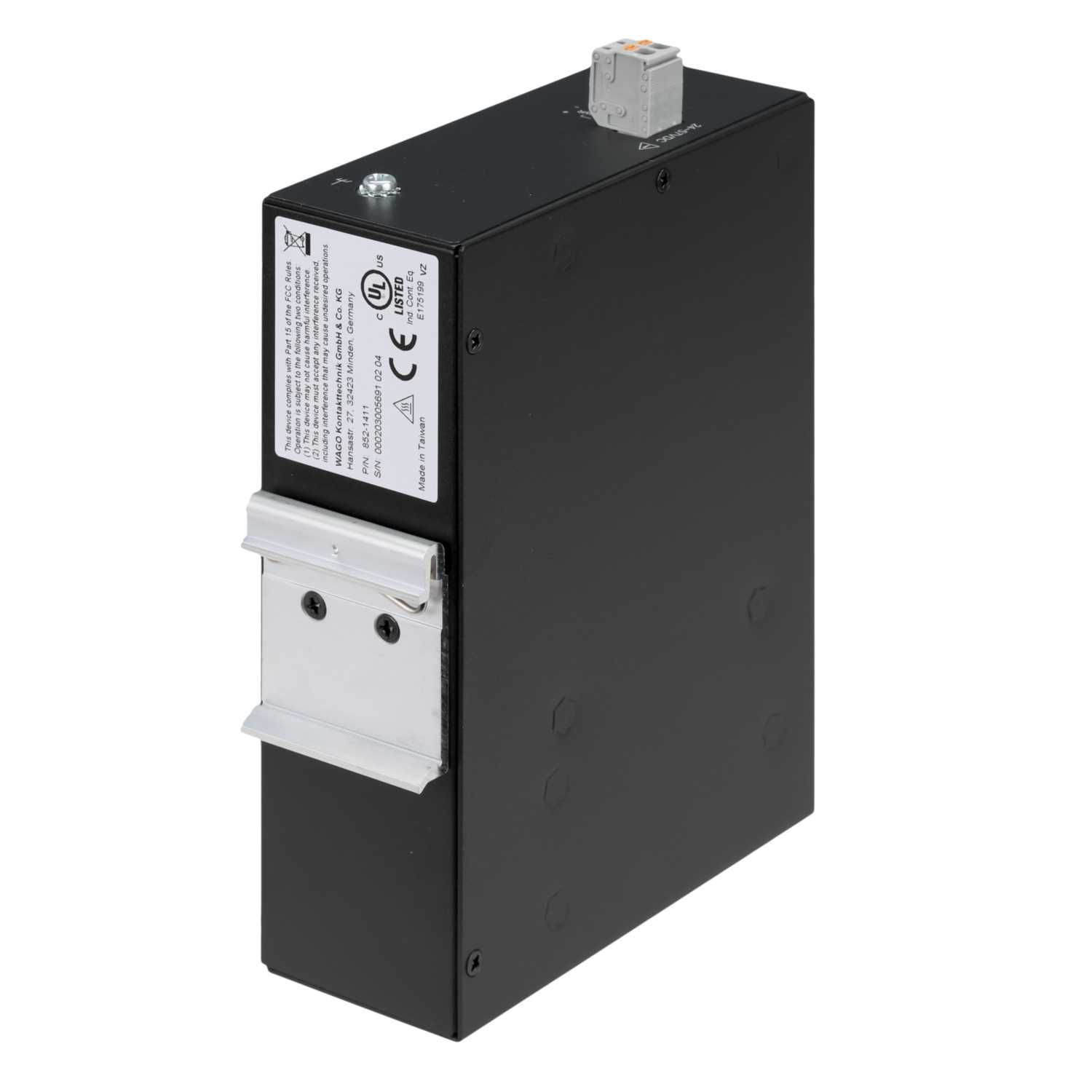 Wago 5 Port Industrial Ethernet Switch 1000 Base T (852-1411) | CEF