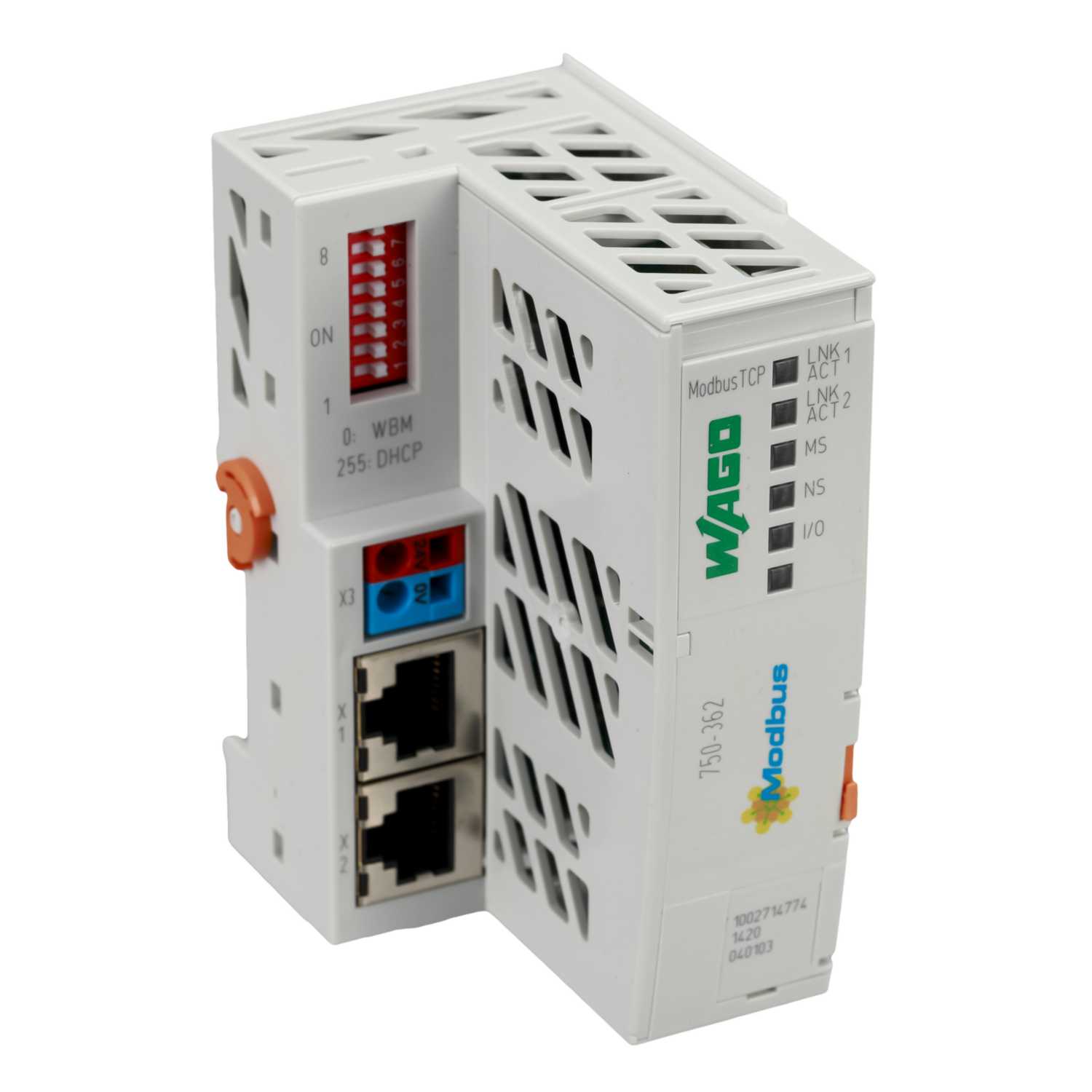 Wago Eco Coupler MODBUS/TCP/IP 2 x RJ45 Ports (750-362) | CEF