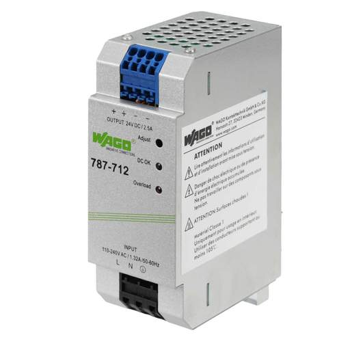 Wago 2.5A 24V DC Eco Power Switch Mode Power Supply Unit (787-712) | CEF