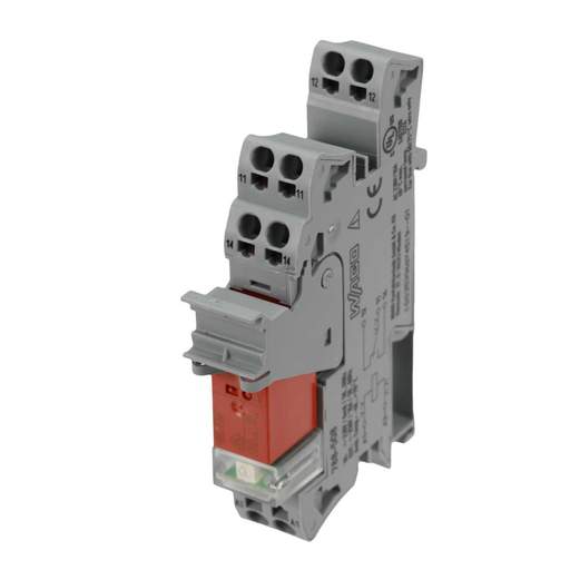Wago 16A 230V AC 1 C/O Relay and Socket with Indication and Retaining ...