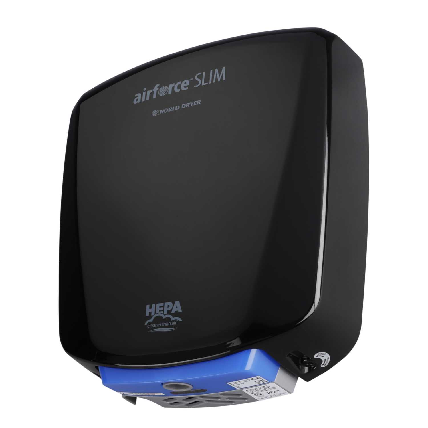 PHS Warner Howard 0.95kW Airforce Slim Hand Dryer Black (BC1151) | CEF