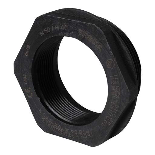 Wiska M50 Male x M40 Female Ex Reduction Adaptor Polyamide (Sold in 1's ...