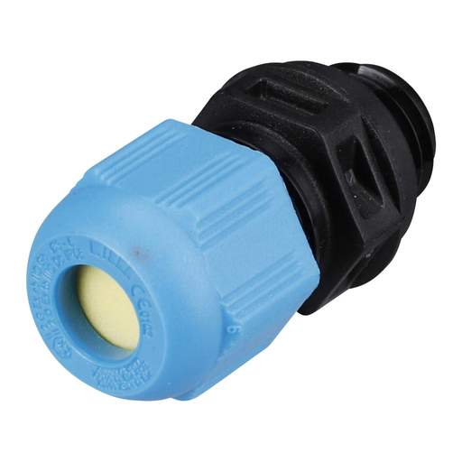 Wiska M12 Ex Cable Gland for Intrinsic Safety with Short Thread Blue ...
