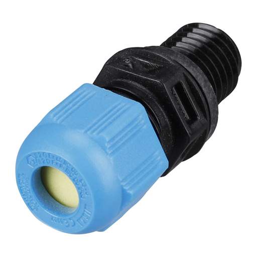 Wiska M12 Ex Cable Gland for Intrinsic Safety with Long Thread Blue ...