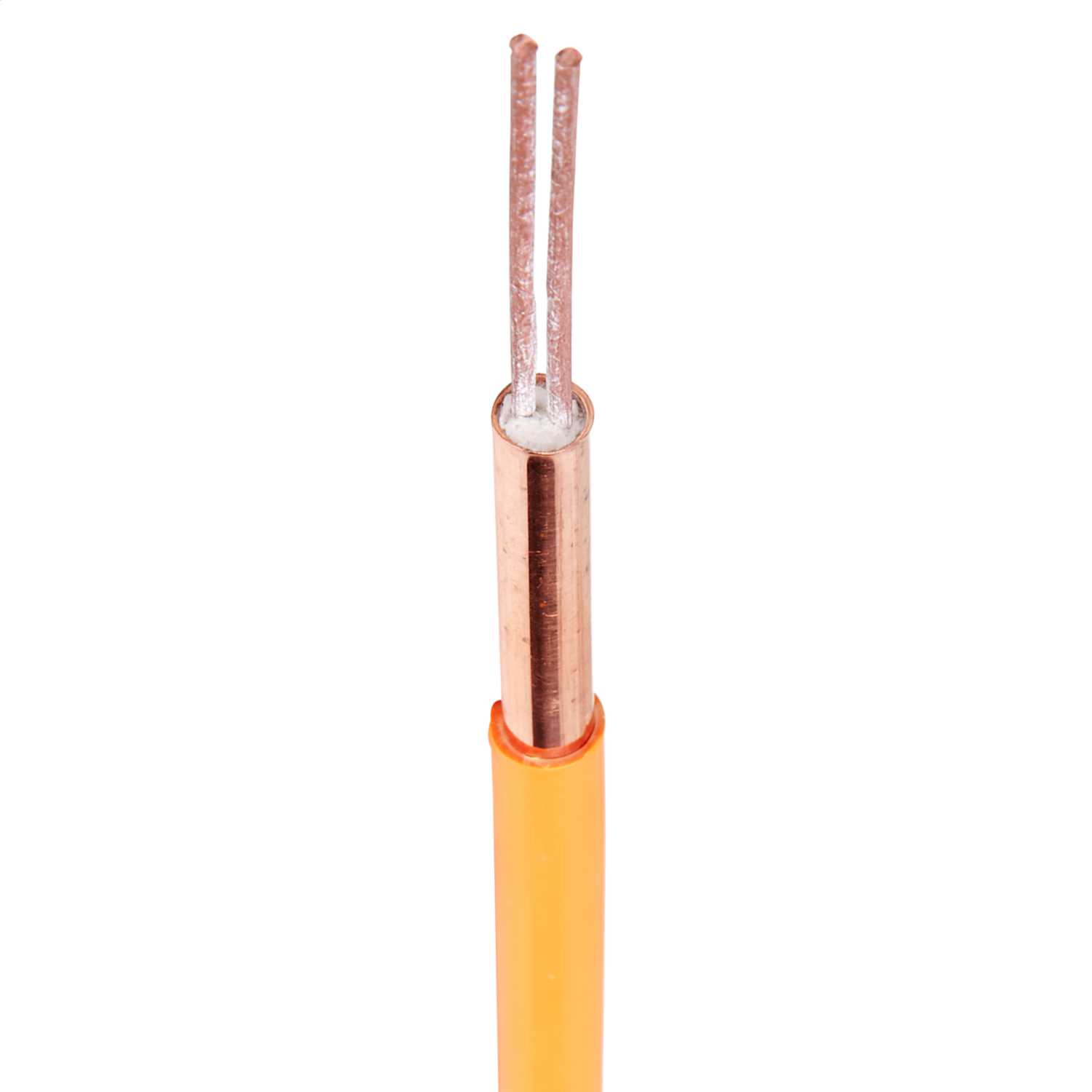 Wrexham 1.5mm² 2 Core Heavy Duty LSF Mineral Insulated Cable Orange ...