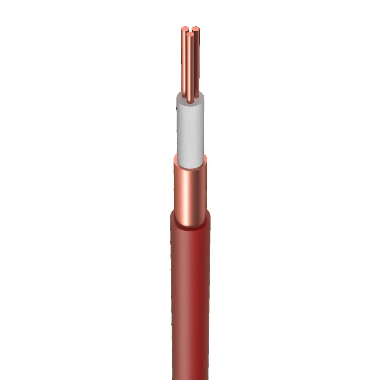 Wrexham 2.5mm² 3 Core LSF Mineral Insulated Cable Red 500V (100m Coil ...