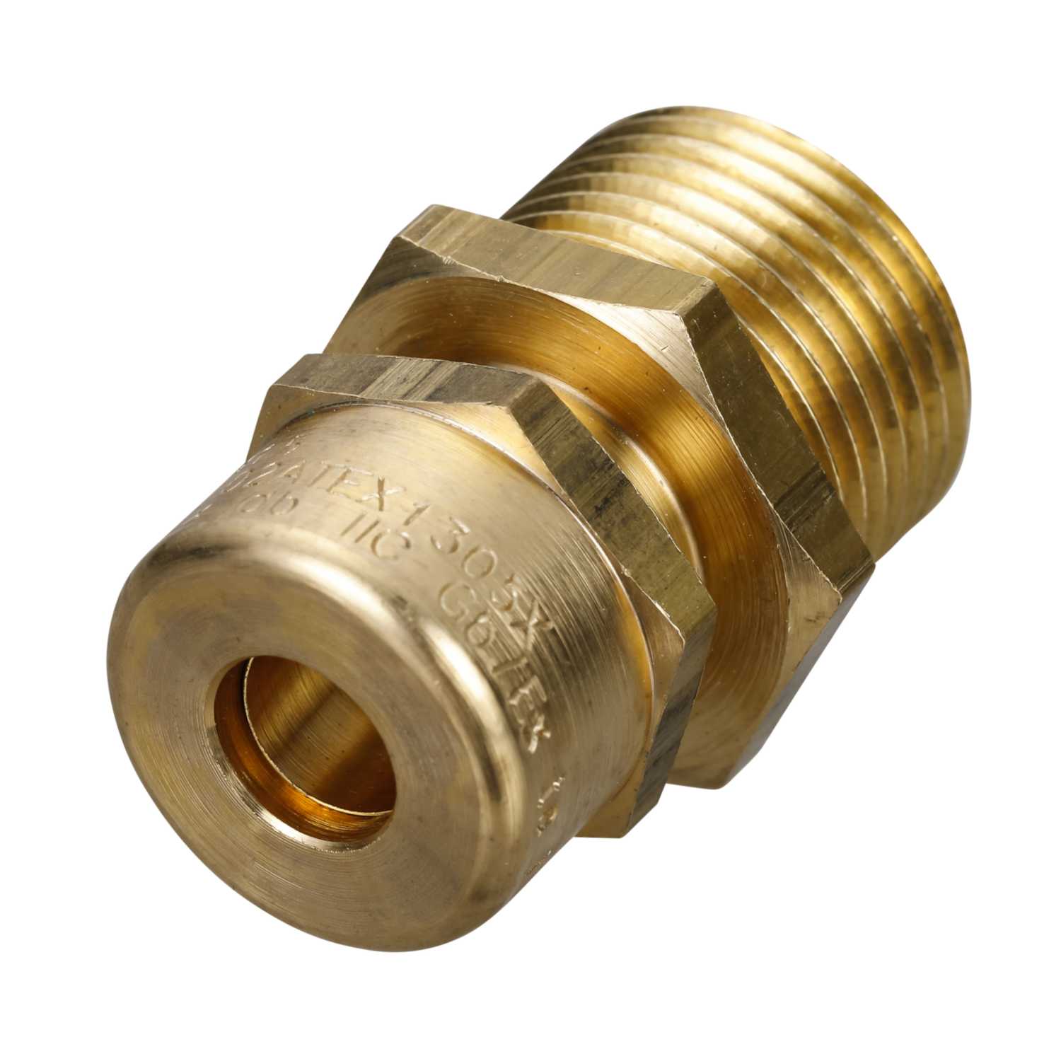 Wrexham 20mm Brass Gland for 2H1.5 Mineral Insulated Cable (Pack of 10 ...