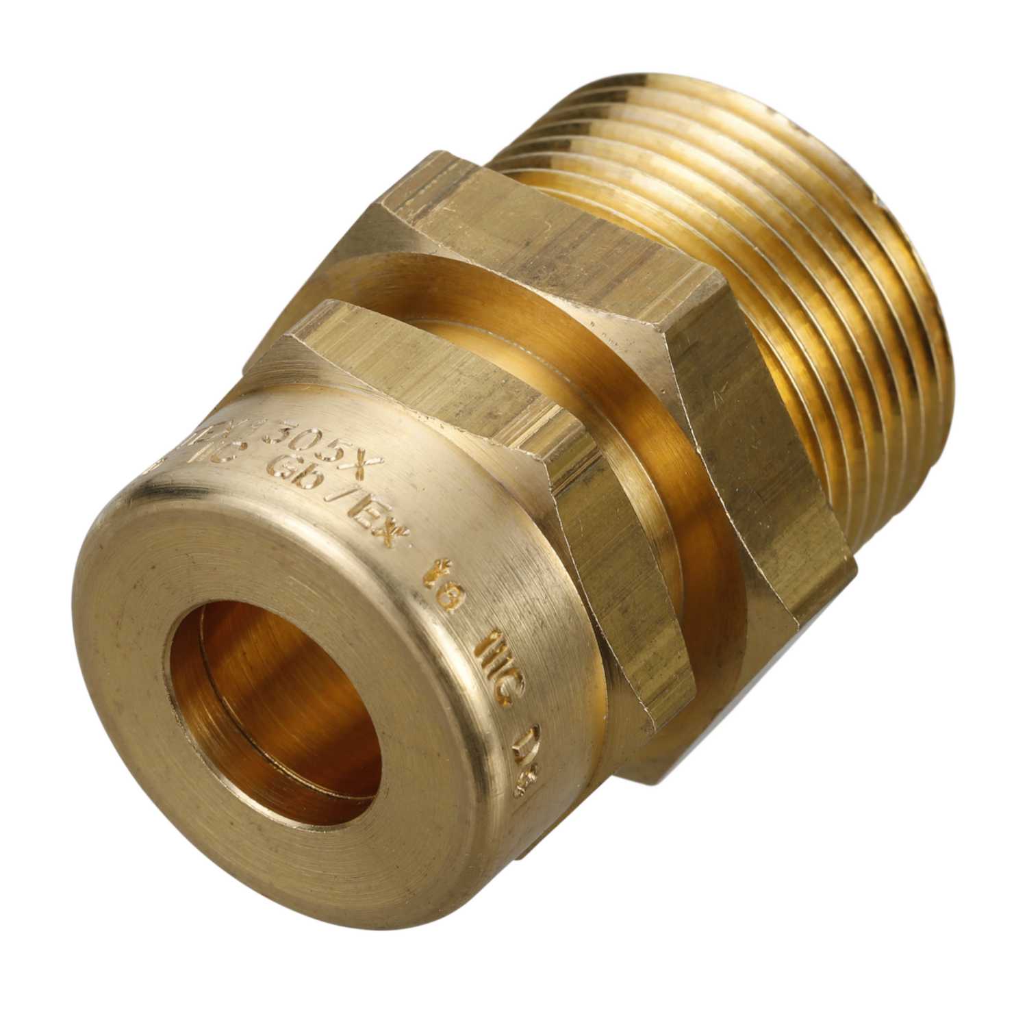 Wrexham 25mm Brass Gland for 4H4 Mineral Insulated Cable (Pack of 2 ...