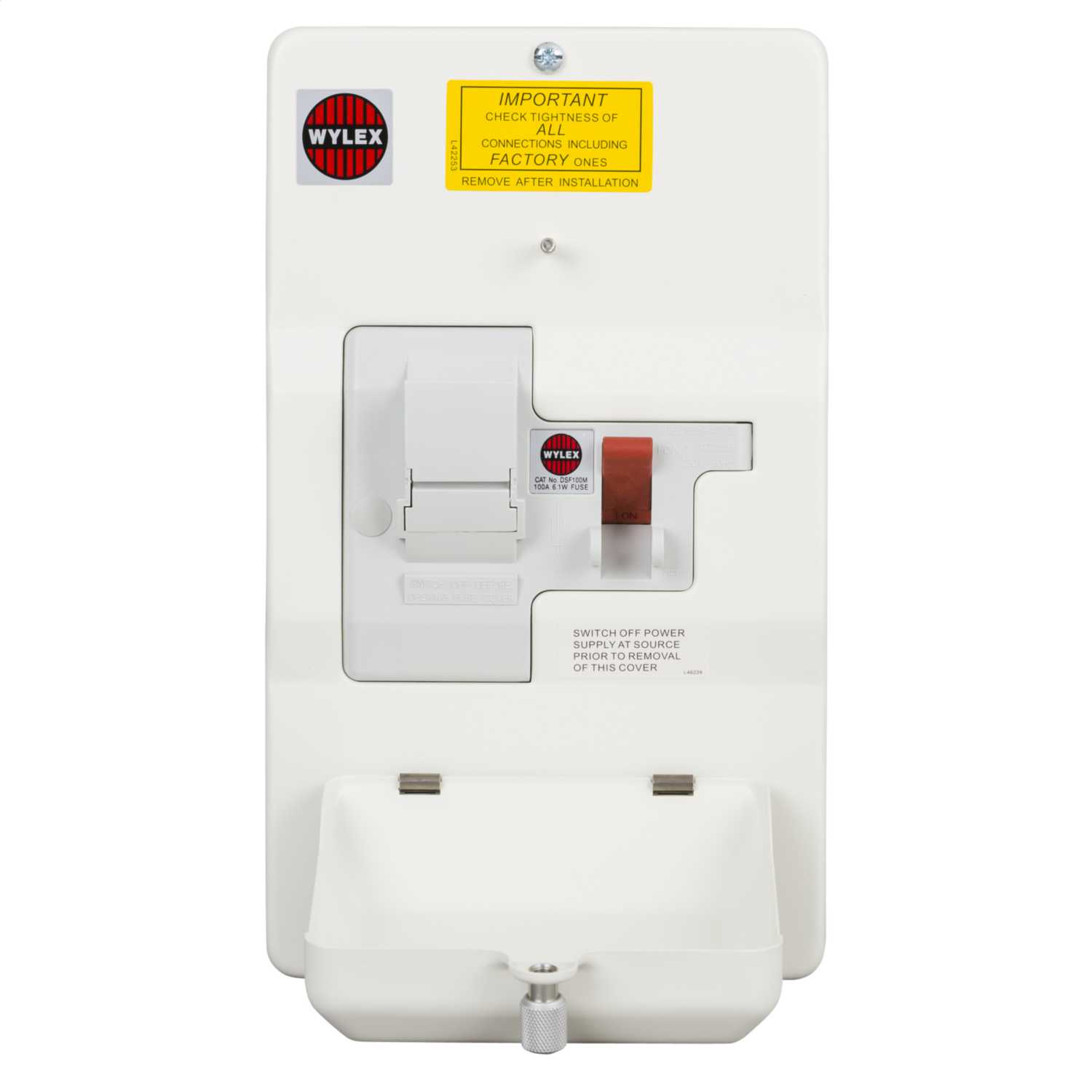 Wylex 100A SP+N Metal Switch Fuse (DSF100M) | CEF