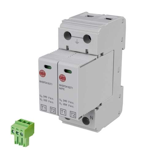 Wylex 50kA 2 Module Single Pole and Neutral Type 1 Surge Protector ...