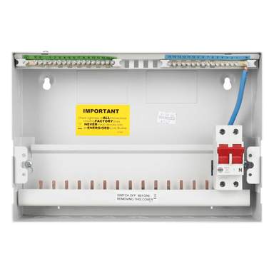 Wylex 14 Way 100A SP+N Type A Distribution Board with Incomer ...