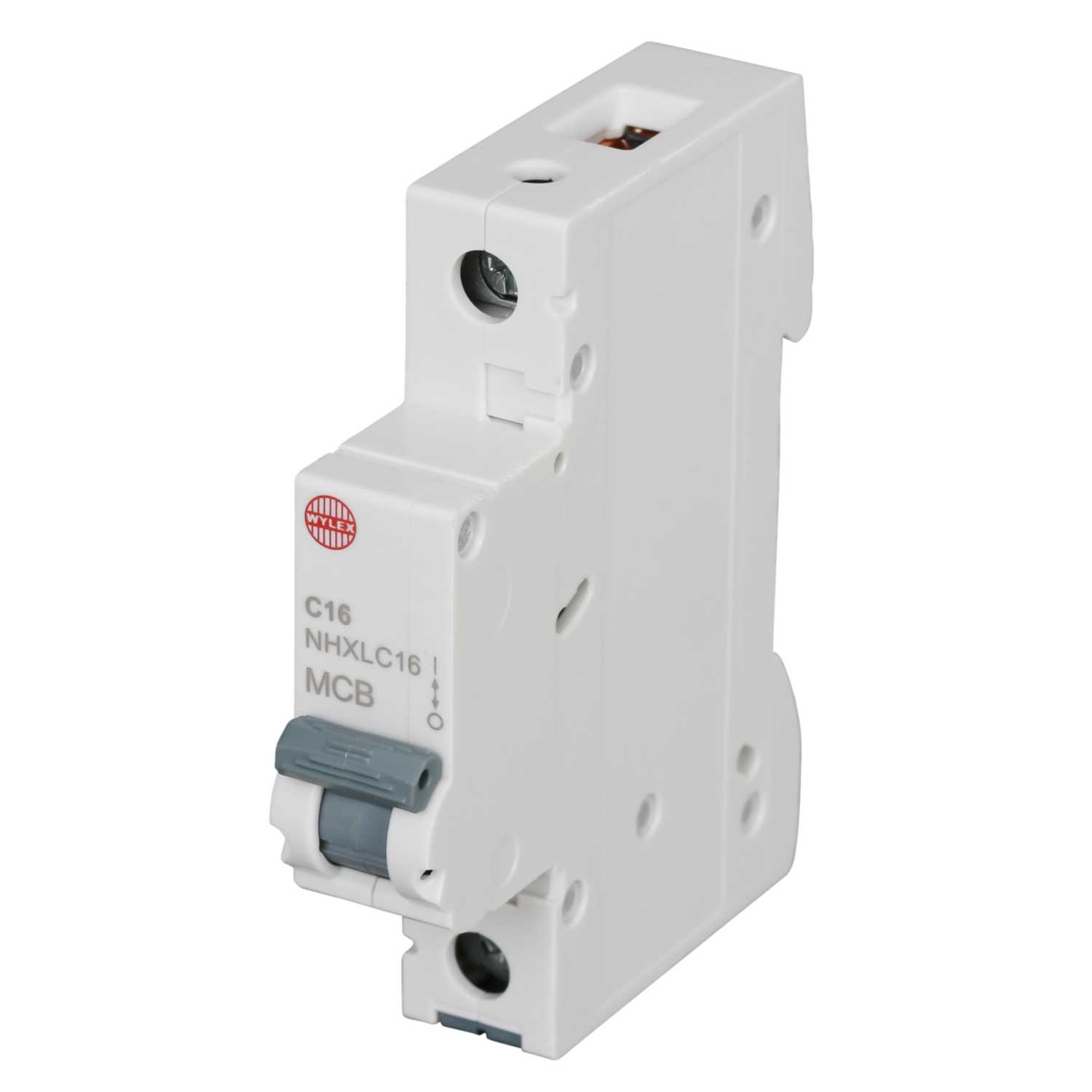 Wylex NHXL 16A Single Pole 6kA C Curve MCB (NHXLC16) | CEF