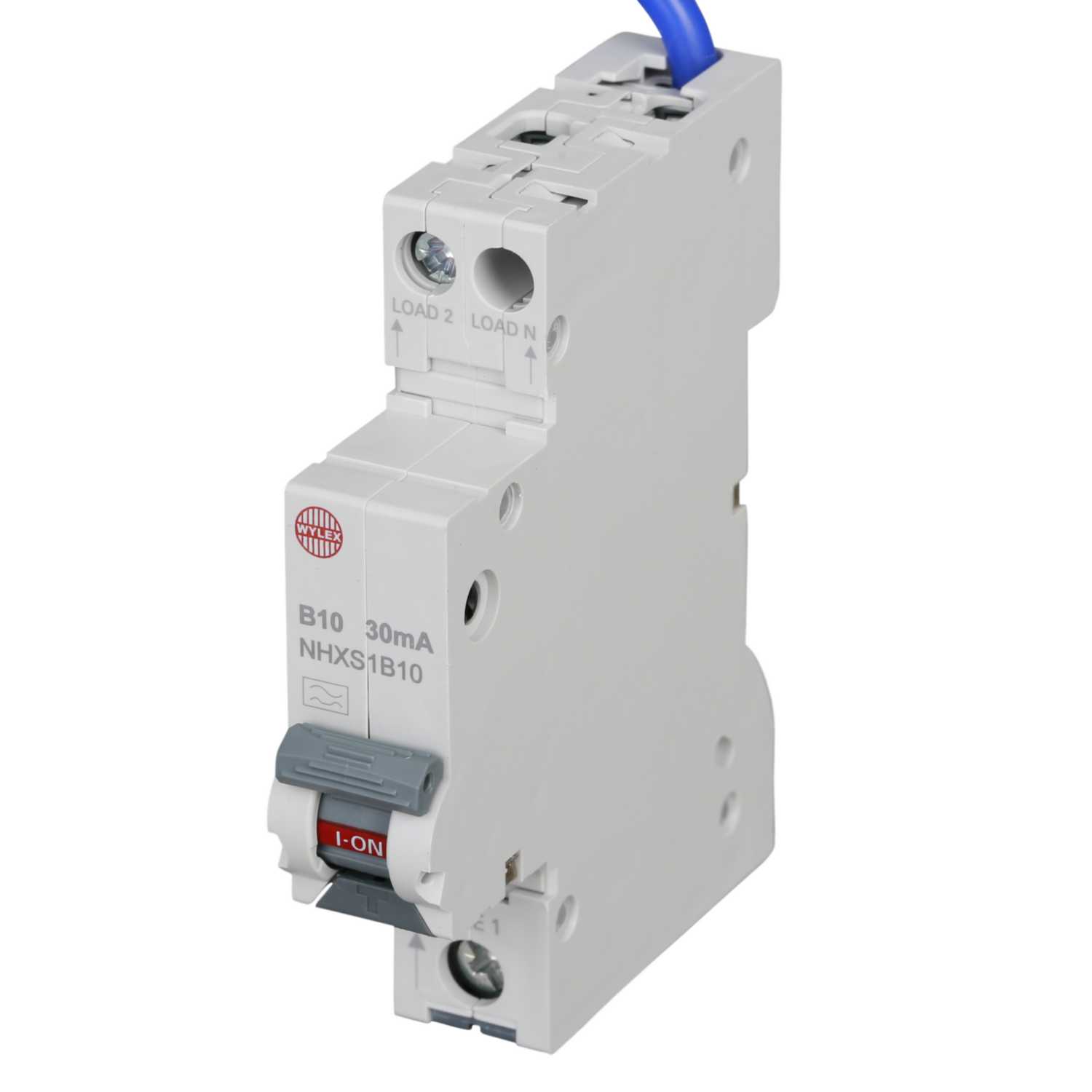 Wylex NHXS 10A Single Pole 1 Module B Curve 6kA 30mA RCBO (NHXS1B10) | CEF