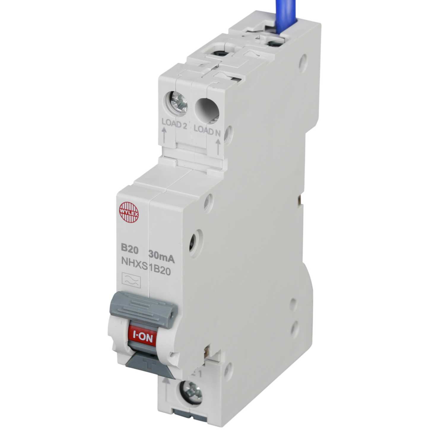 Wylex NHXS 20A Single Pole 1 Module B Curve 6kA 30mA RCBO (NHXS1B20) | CEF