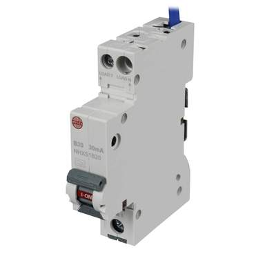 Wylex NHXS 20A 1P+N 1 Module B Curve 6kA 30mA RCBO (NHXS1B20) | CEF