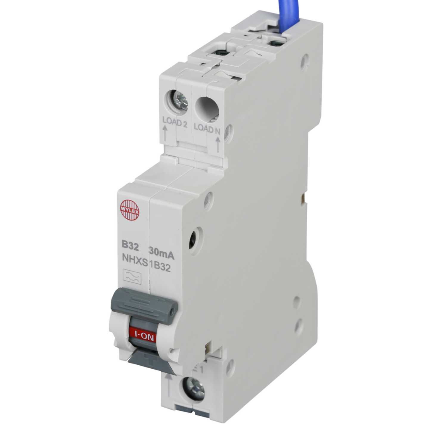Wylex NHXS 32A Single Pole 1 Module B Curve 6kA 30mA RCBO (NHXS1B32) | CEF