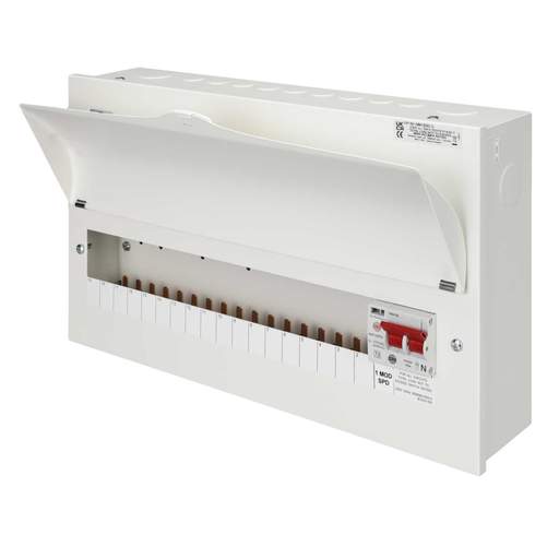Wylex 18 Way 100A Isolator Incomer Metal Clad Consumer Unit with Type 2 ...