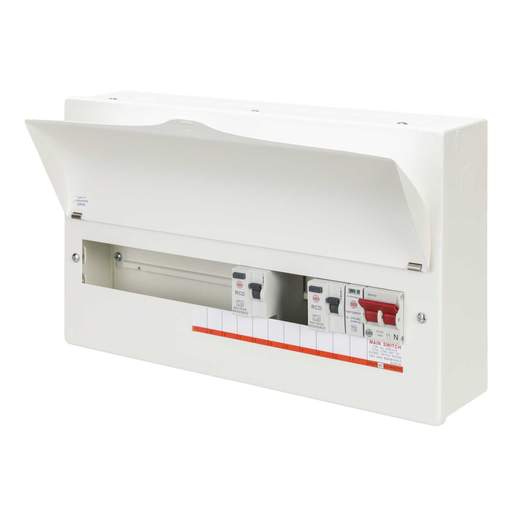 Wylex 14 Way High Integrity Dual 80A Type A RCD Metal Clad Unit with ...