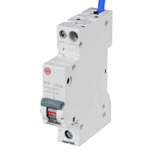 Wylex 16A 1P+N 1 Module B Curve 6kA 30mA Type A AFDD Combined RCBO (NXSB16AFD) | CEF