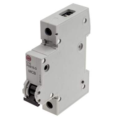 Wylex PSB 16A Single Pole 10kA D Curve MCB (PSB16-D) | CEF