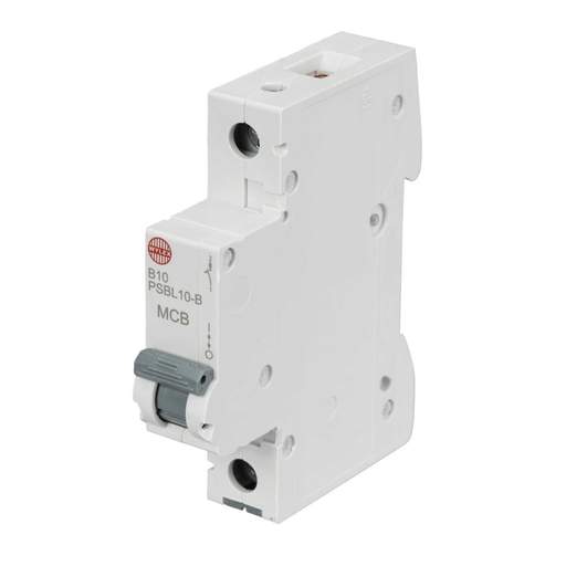 Wylex 10A Single Pole 10kA B Curve MCB (PSBL10-B) | CEF