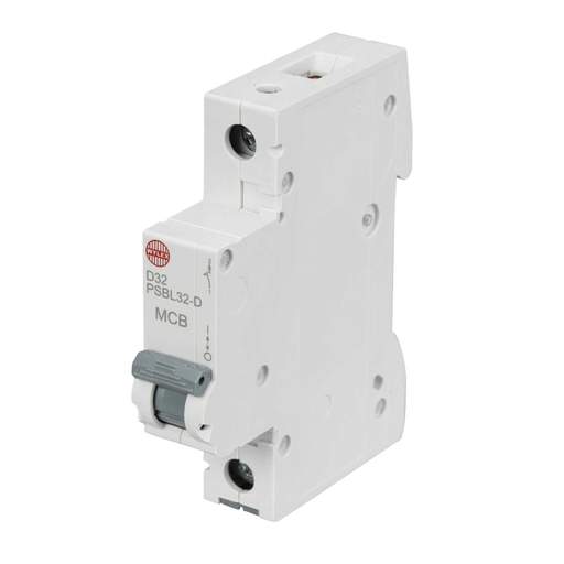 Wylex 32A Single Pole 10kA D Curve MCB (PSBL32-D) | CEF