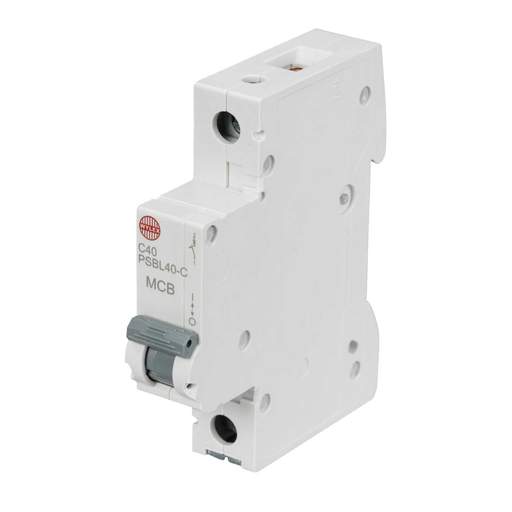 Wylex 40A Single Pole 10kA C Curve MCB (PSBL40-C) | CEF