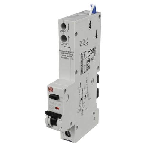 Wylex PSBS 16A 1P+N 1 Module C Curve 10kA 30mA Type A RCBO (PSBS16/1) | CEF