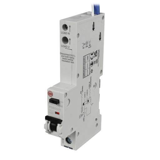 Wylex PSBS 50A 1P+N 1 Module C Curve 10kA 30mA Type A RCBO (PSBS50/1) | CEF