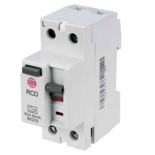Wylex 80A 2 Pole 30mA Type A RCD (WRDS80/2) | CEF