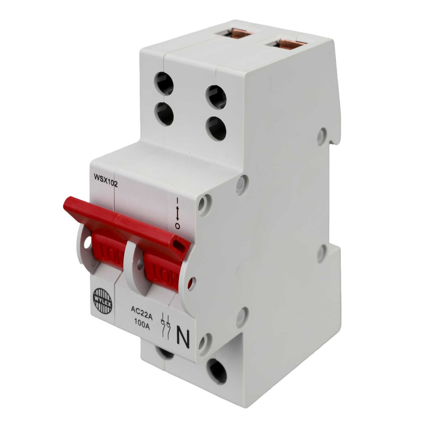 Wylex 100A DP 2 Module Twin Terminal Isolator Switch (WSX102) | CEF