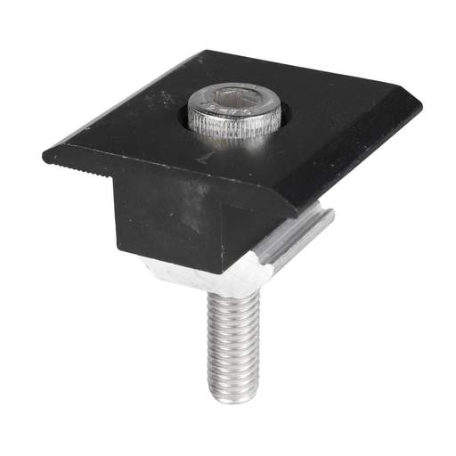 Fastensol 30mm Mid Clamp Black (Pack of 100) (25410) | CEF