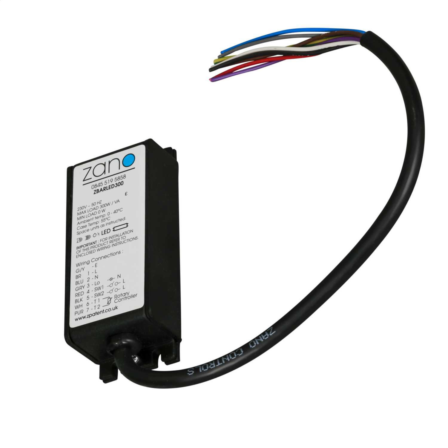 Zano Controls 300W Remote LED Dimming Pack (ZBARLED300) | CEF