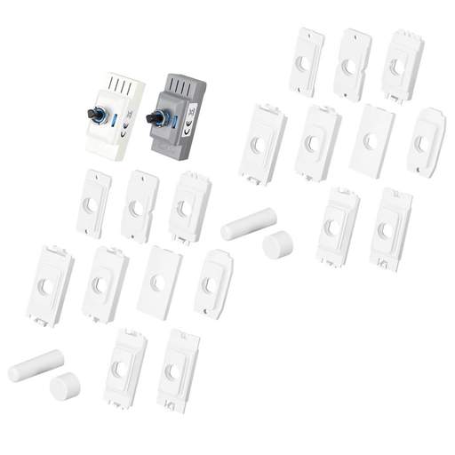 Zano Controls 150W Multi Way 2 Point LED Dimmer Grid Switch Kit White ...